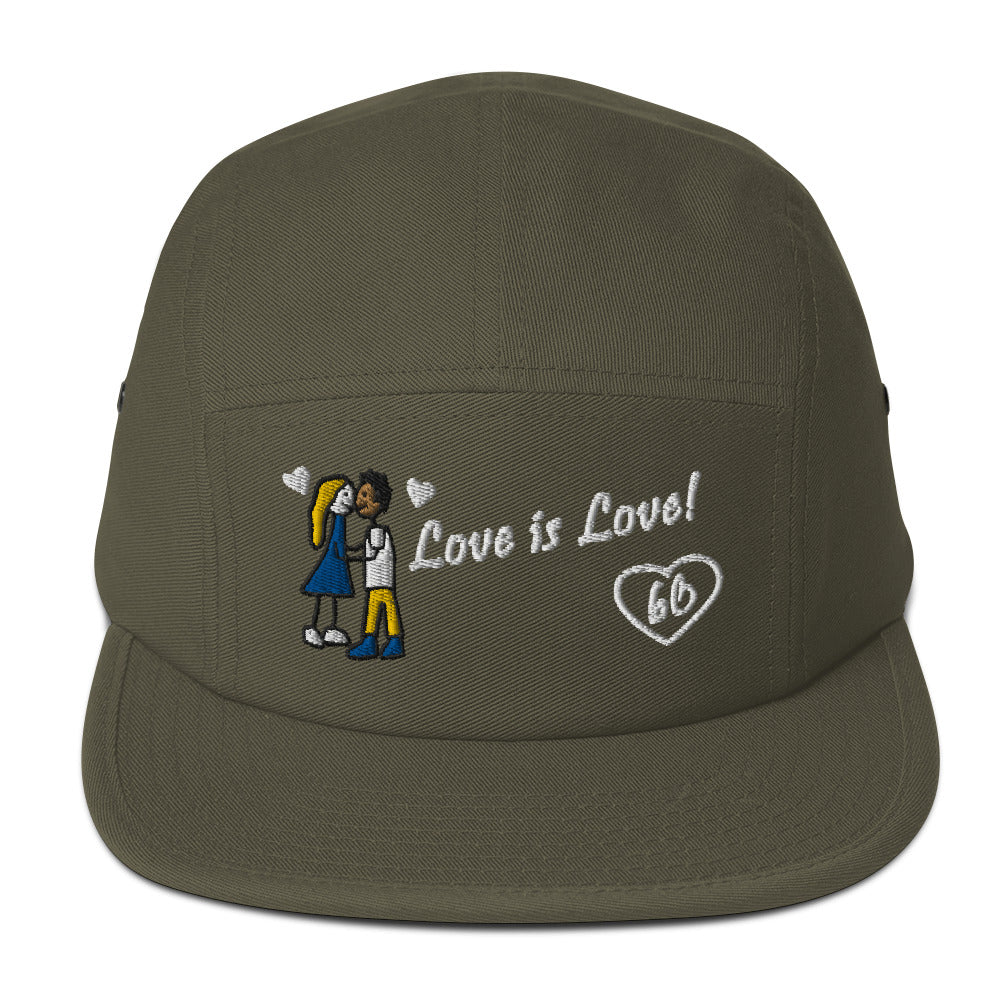 Love Is Love Five Panel Hat – Bryans Brothers / Be Real Be Respected